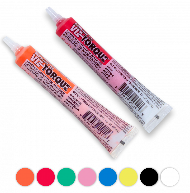 Torque Seal Viz-Torque® 2026 – Tamper Detection Marker – Black Vibra Tite